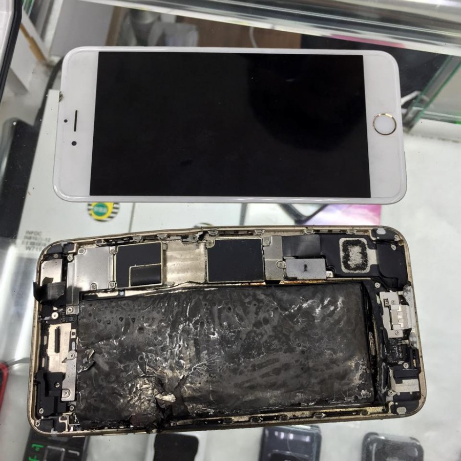 爆了，iPhone 6 Plus 出現首單爆炸事故！ - Qooah