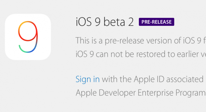 Apple 釋出 iOS 9 beta 2，這些就是已知的更新內容！ - Qooah