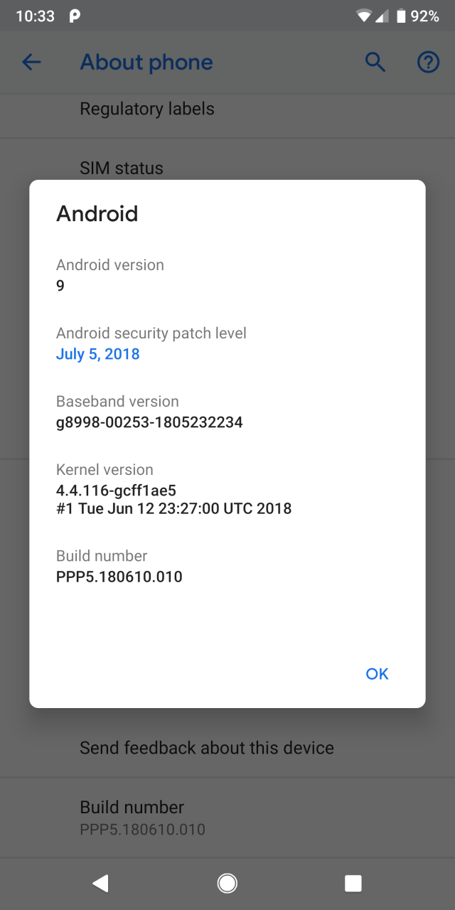 Google 發放 Android P 第 5 個 Developer Preview - Qooah