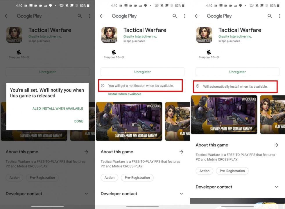 Google Play Store 新功能，預先登記 App 可自動安裝 - Qooah