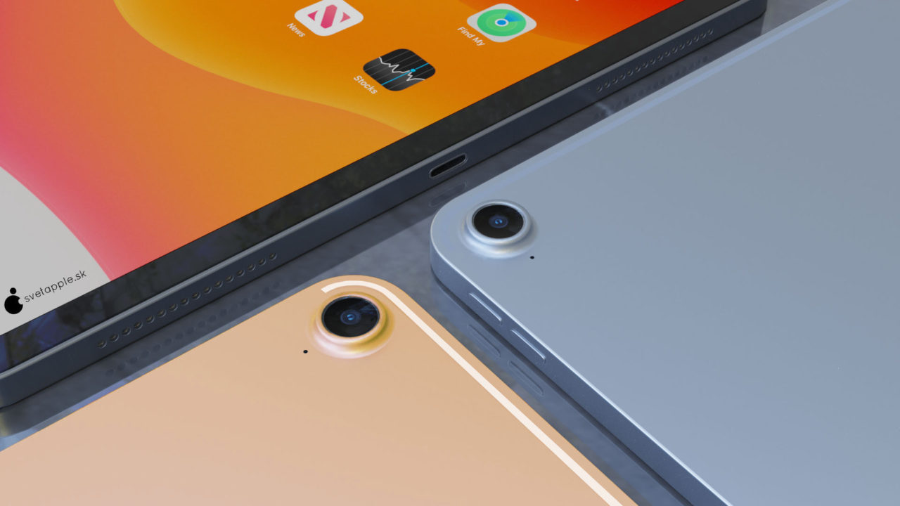 iPad Air 4 多角度渲染圖欣賞，超高屏佔配側邊 Touch ID！ - Qooah