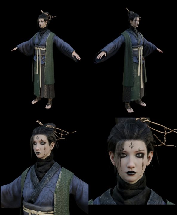 《黑神話：悟空》網友提取蜘蛛精 3D 模型，重塑出四妹精細版 - Qooah