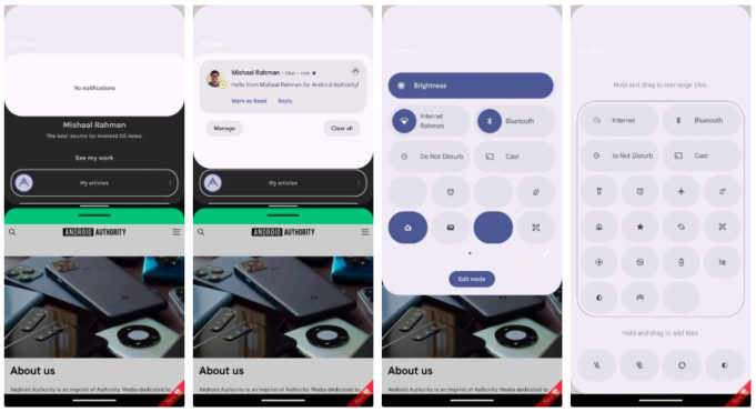 Android 16 重改通知狀態欄，單指下拉是通知、雙指下拉是快速設定 - Qooah